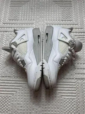 Jordan | Shoes | Air Jordan 4 Retro White Oreo 4s Hightop Sneakers Size ...